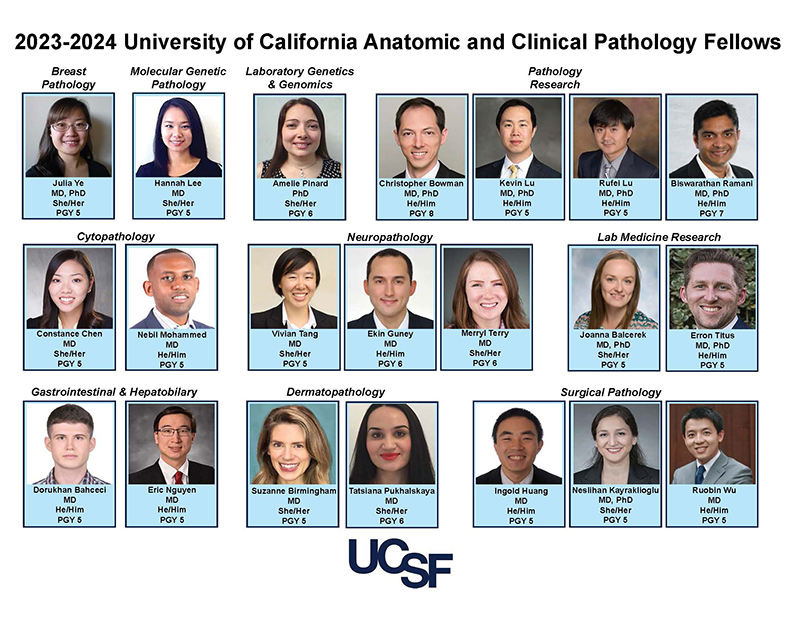 Current Fellows | UCSF Pathology